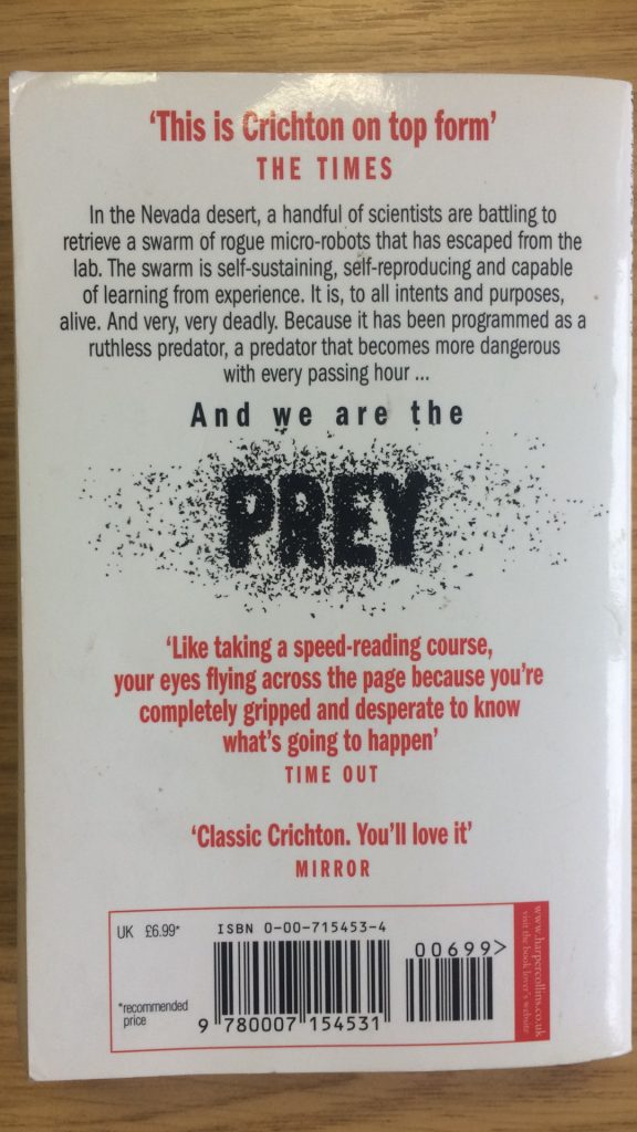 Prey – Michael Crichton (2002) – The Kindred Chronicles